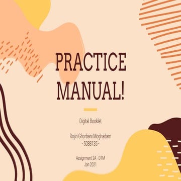 Design Practive Manual | PPTX | Desktop Publishing | Computer Software ...
