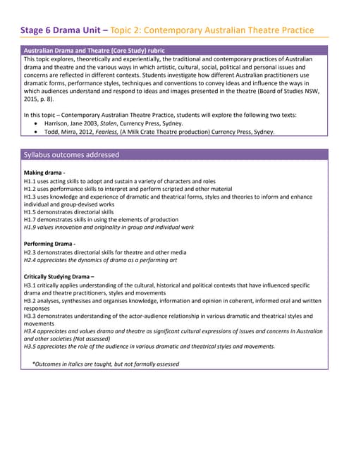 GCSE Drama: Live Performance Evaluation- structuring your responses and ...