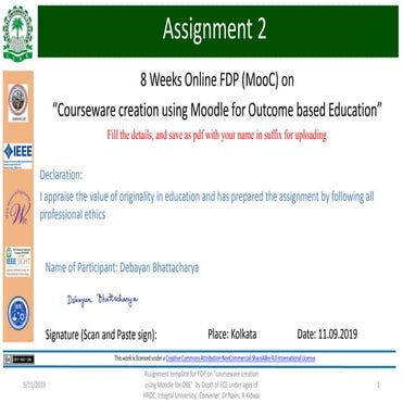 Assignment 2 Debayan Bhattacharya Submission Ppt