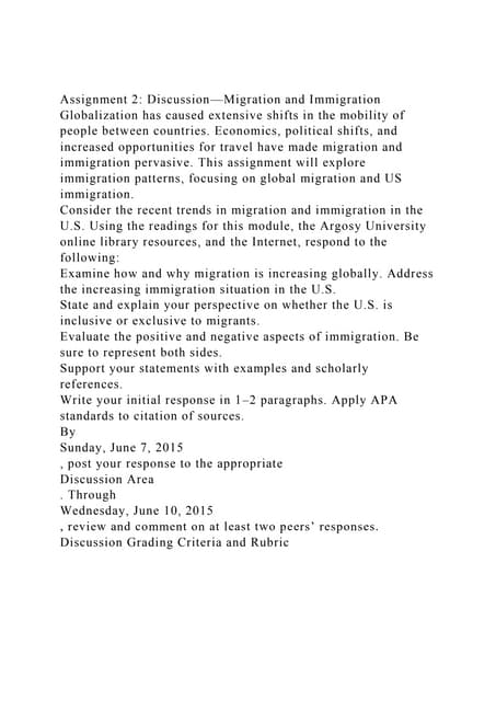 Assignment 2.1 Organizational Assessment Consider your ide.docx