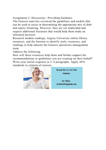 Assignment 2 Chapter 5 Administering the ProgramAssignmen.docx