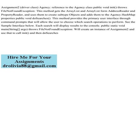 Assignment2 (driver class) Agency reference to the Agency class pub.pdf