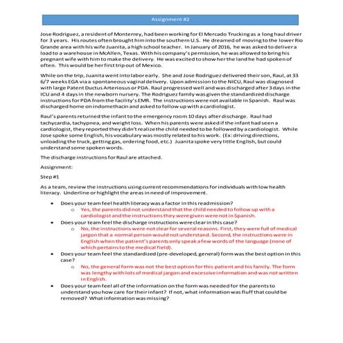 Health Literacy Safety Project | PDF