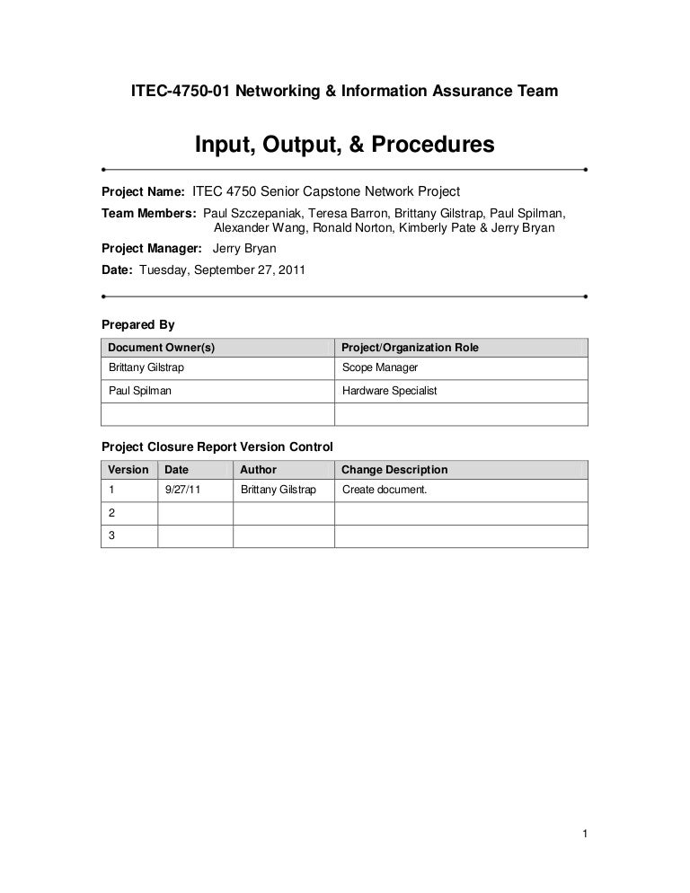 Input Output And Procedures