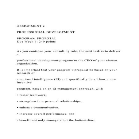 ASSIGNMENT 2 PROFESSIONAL DEVELOPMENT PROGRAM PROPOSA.docx
