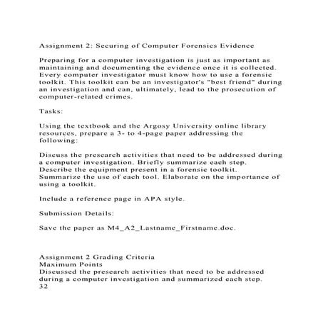 Assignment 2 Mid-Term ExamExam will consist of 40 multiple choice.docx