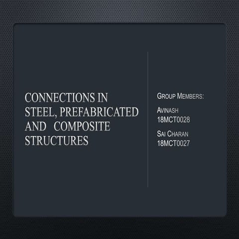 Connections in Steel | PPT
