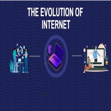 The introduction to the evolution of internet | PPTX