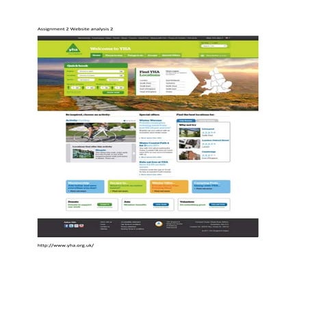 Assignment 2 task 1b website analysis 2 | PDF