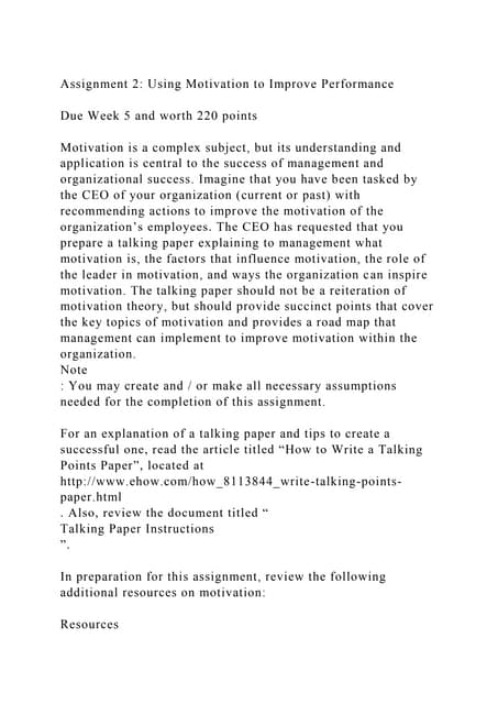 Discussion 3 - Topic 3Chapter 2 of the TIA textbook ex | DOCX