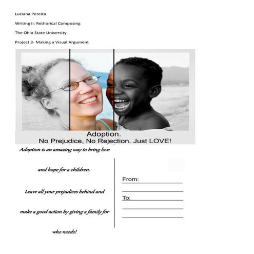 Assignment 3 making a visual argument- the ohio state university | PDF