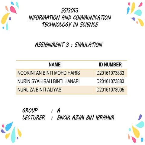 Assignment 3 | PPT