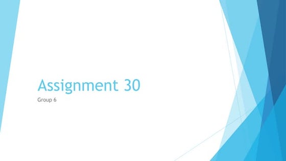 Assignment 27 | PPT