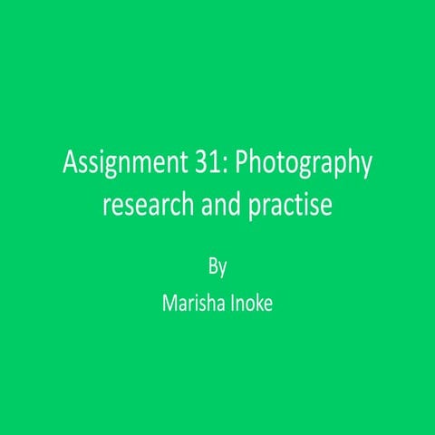 Assignment 31 | PPTX | Photo Editing Software | Computer Software and Applications