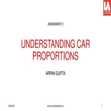Diploma in Car Design-Assignment 3A | PPT