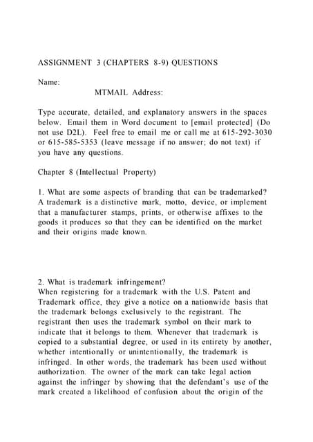 Patents, Copyrights, Trademarks | PPTX