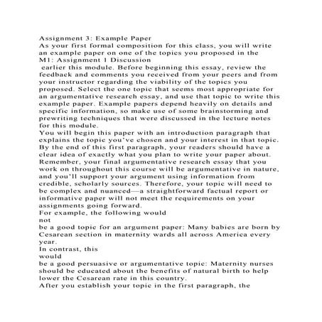Assignment 3 Example PaperAs your first formal composition for th.docx