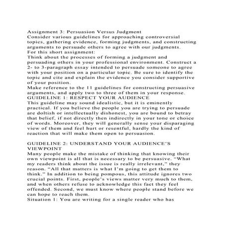 Persuasion (Pattern of Development in Reading and Writing) | PDF