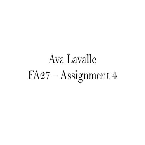 Assignment 4 | PDF