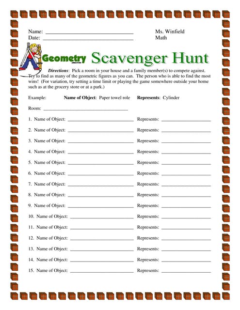 UMUC EUROPE SCAVENGER HUNT | PPT