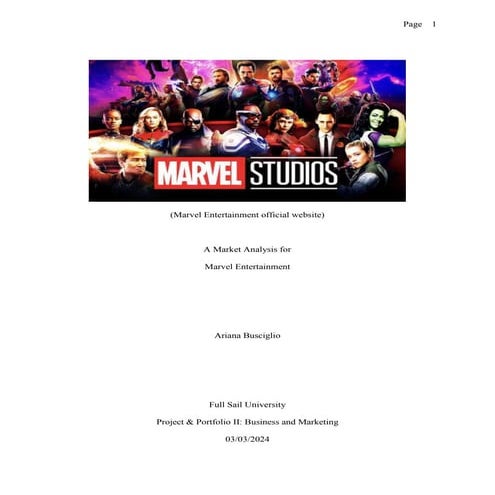 Marvel's Content Marketing | PDF