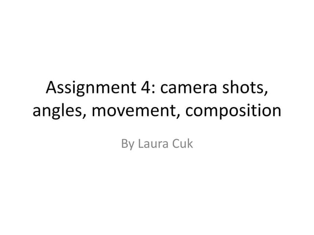 Camera shots angles | PPT