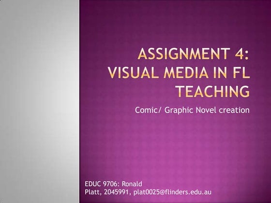 Ronald Platt presentations