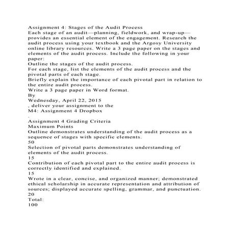 Assignment 7First, review the information and guidelines for t.docx