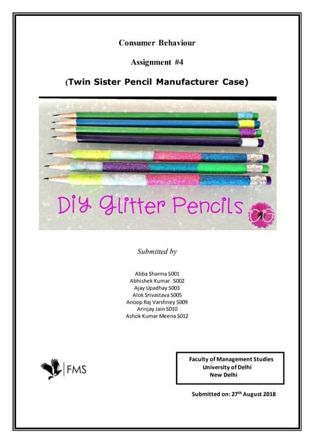 Marketing management on Pencil | DOCX