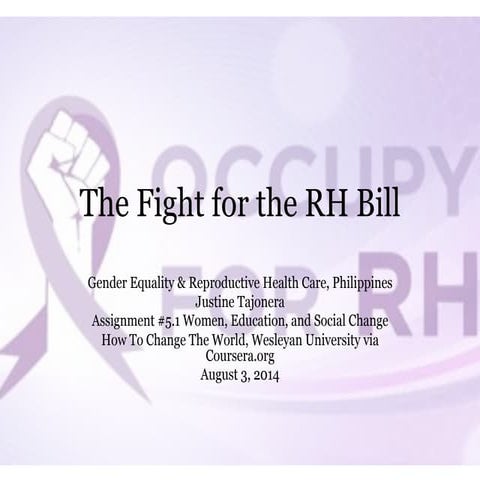 Reproductive health act and responsible parethood | PPTX