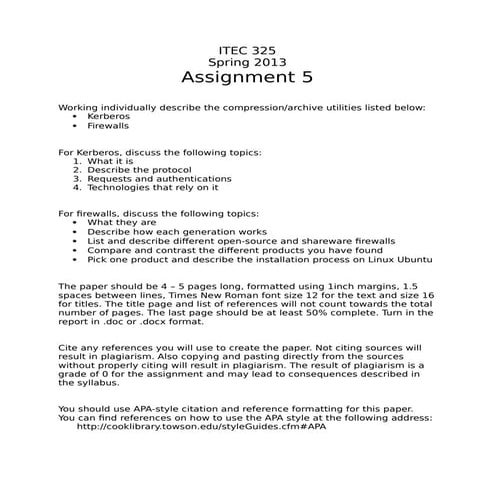 Assignment 5 | PDF