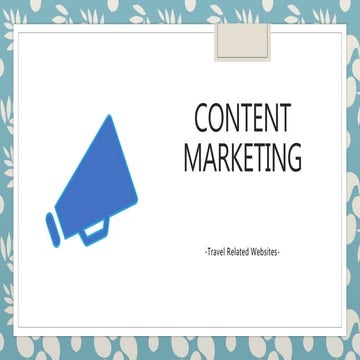 CONTENT MARKETING | PPTX
