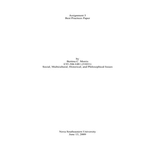 Best Practices Paper | DOC