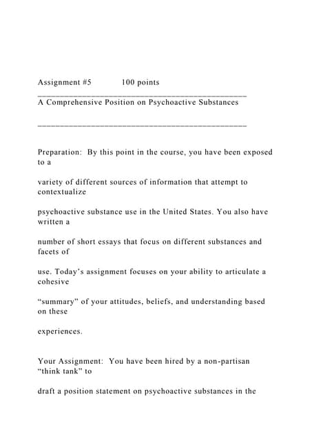 Assignment (2–4 pages, APA format) Your paper should include.docx