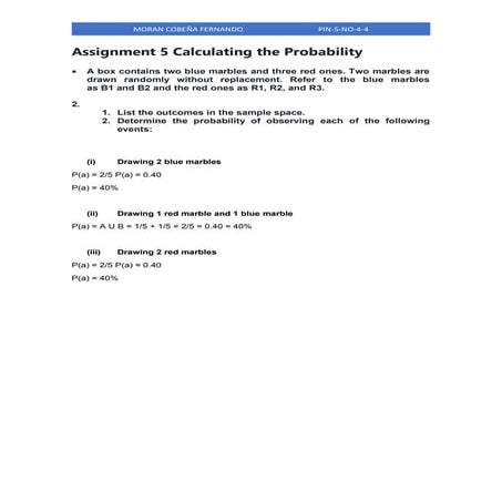 Assignment 5 Calculating the Probability.pdf