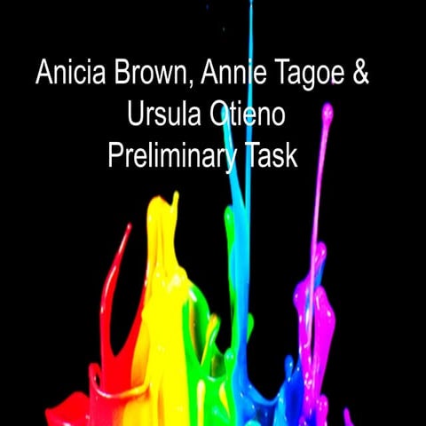 Assignment 5 planning for preliminary | PPT