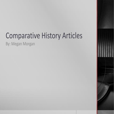 Comparative History | PPT