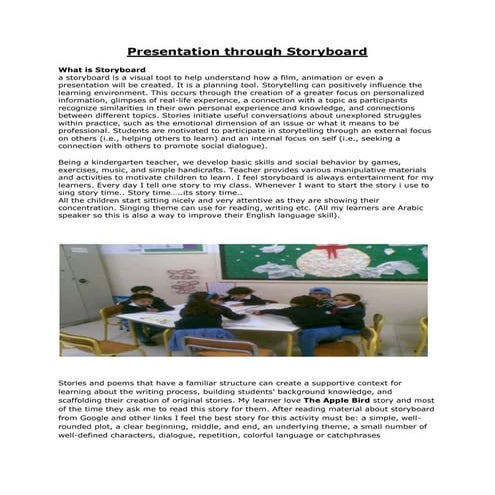 Assignment 8 storyboard | PDF