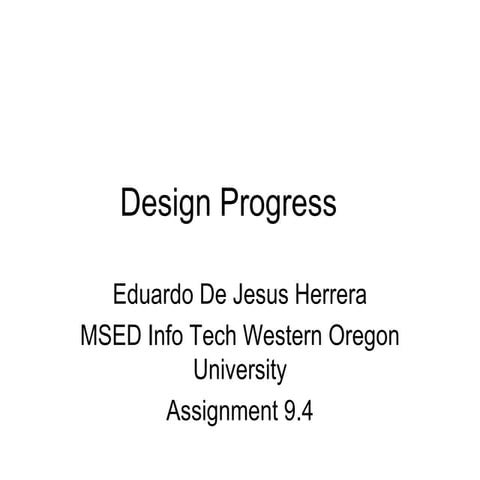 Assignment 9 3- final interpretive sign design eduardo herrera 615 | PPT