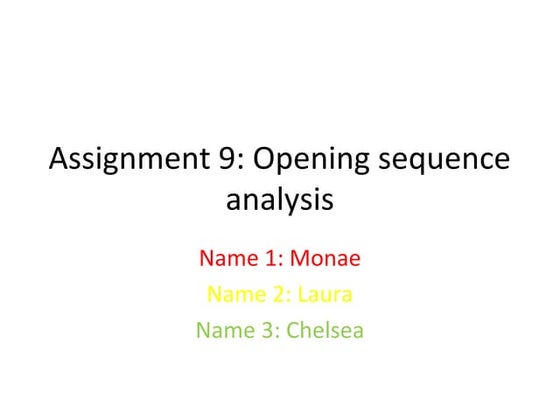 Thriller conventions mindmap | PPT