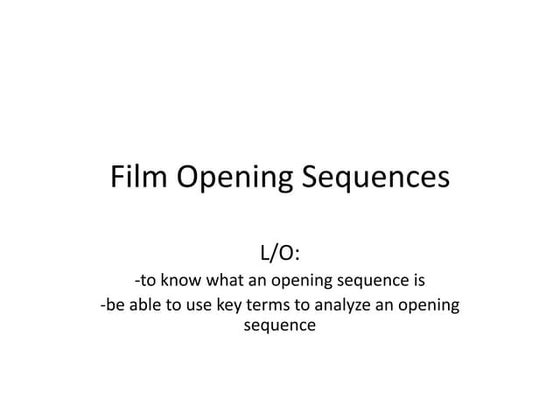 Scream opening scene analysis | PPTX | Horror | Genres