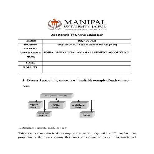 Assignment accounts | PDF