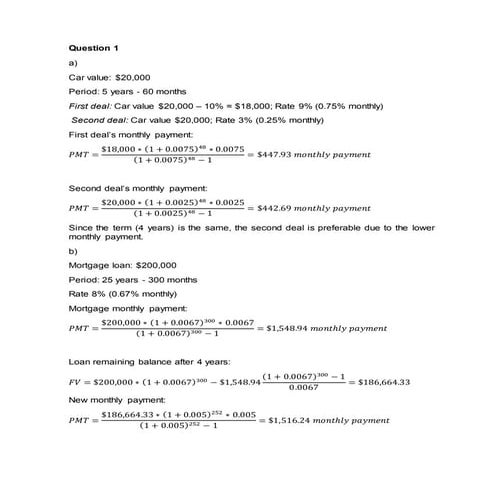 Assignment' answers v2 | DOCX