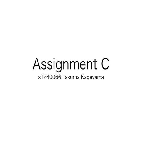 Assignment C Ppt