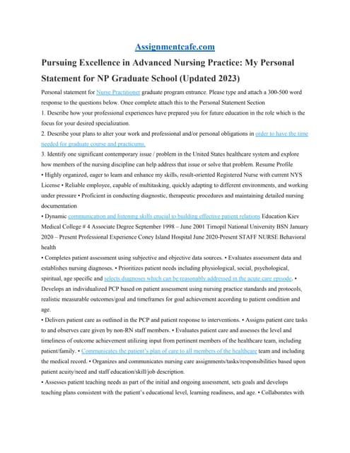 Career Emergency Nursing.docx