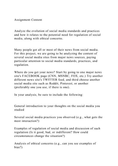 CompetencyAnalyze the evolution of social media standards and .docx
