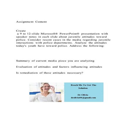 Assignment ContentCreate a 9 to 12-slide Microsoft® Powe | DOCX