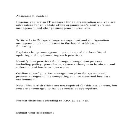 Assignment ContentCreate an infographic (two slides) that ou.docx