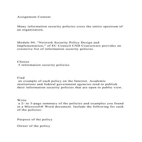 Assignment ContentAccording to Branine (2011), there are five .docx