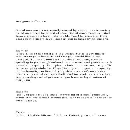 Attached Files SOC-220_SOCIAL PROBLEMS PRESENTATION.docx